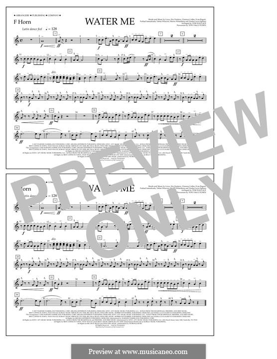Water Me by Lizzo - sheet music on MusicaNeo