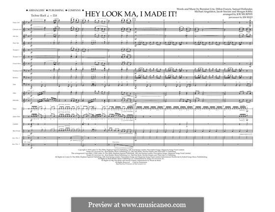 Hey Look Ma, I Made It (Panic! At The Disco) by B. Urie, M. Angelakos ...