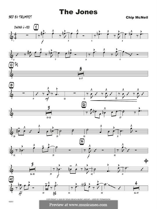 The Jones by C. McNeill - sheet music on MusicaNeo
