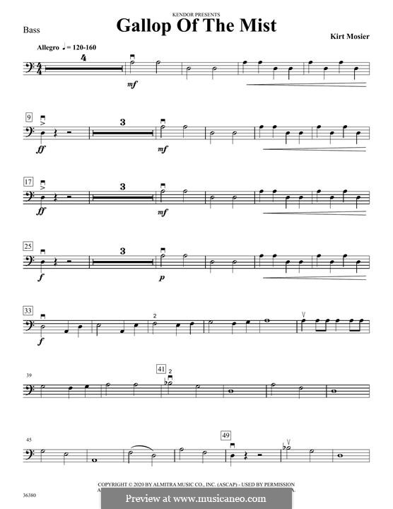 Gallop Of The Mist by K. Mosier - sheet music on MusicaNeo