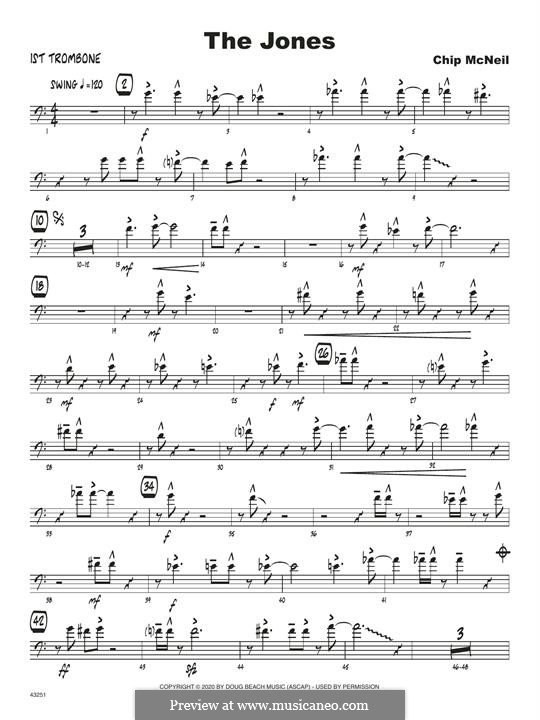The Jones by C. McNeill - sheet music on MusicaNeo