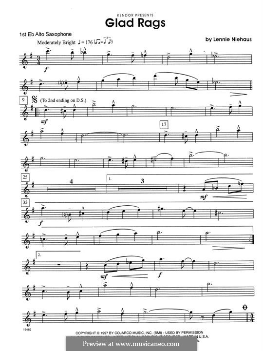 Glad Rags by L. Niehaus - sheet music on MusicaNeo