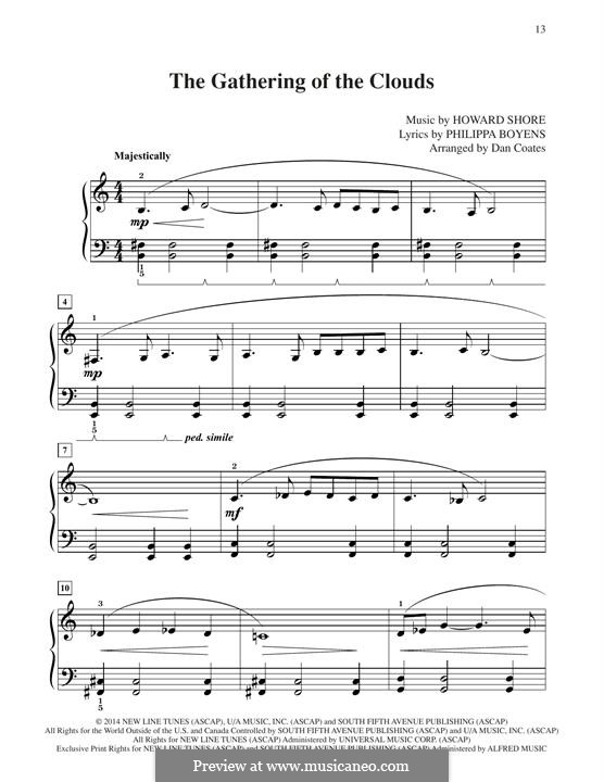 The Gathering Of The Clouds (from The Hobbit: The Battle of the Five ...