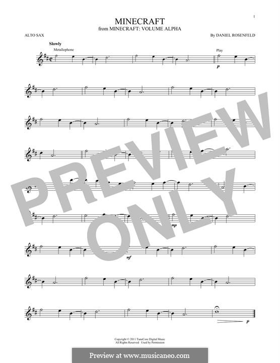 Minecraft (from Minecraft) (C418) by D. Rosenfeld on MusicaNeo