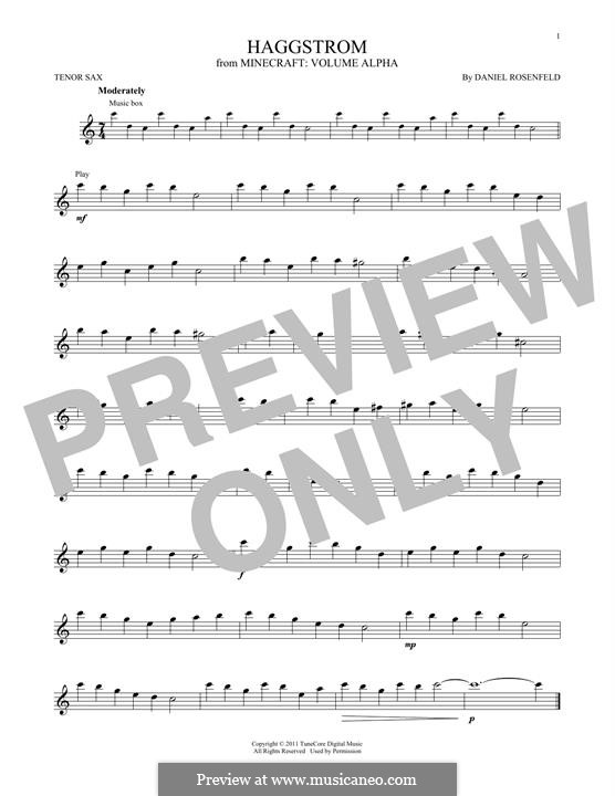 Haggstrom (from Minecraft) (C418) by D. Rosenfeld on MusicaNeo