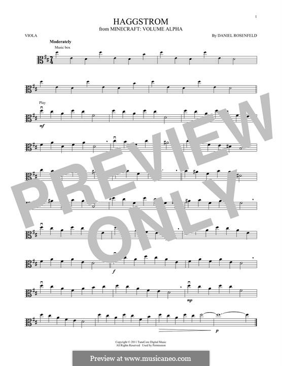 Haggstrom (from Minecraft) (C418) by D. Rosenfeld on MusicaNeo