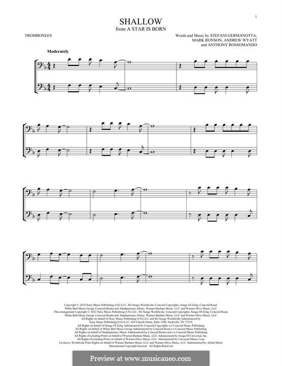 Shallow (from A Star Is Born) Lady Gaga & Bradley Cooper by A. Wyatt, A ...