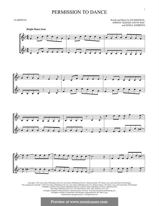 Permission To Dance (BTS) by Steve Mac - sheet music on MusicaNeo