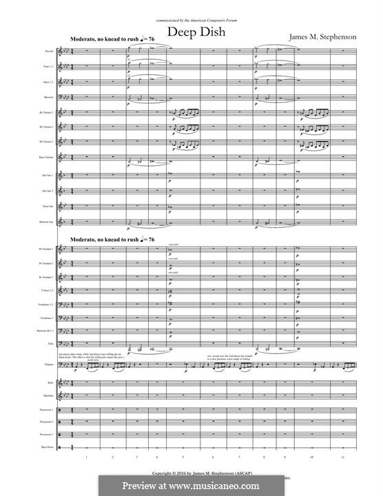 Deep Dish by J.M. Stephenson - sheet music on MusicaNeo