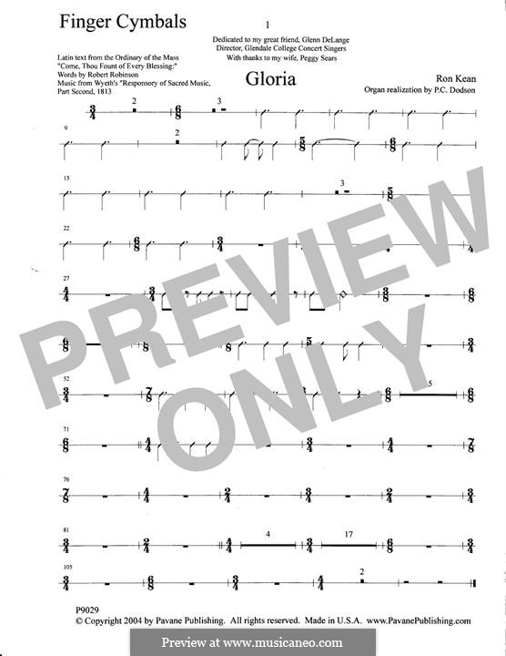 Gloria by R. Kean - sheet music on MusicaNeo