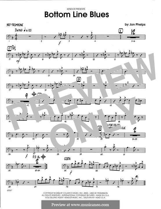 Bottom Line Blues by J. Phelps - sheet music on MusicaNeo
