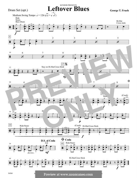 Leftover Blues by G.T. Frueh - sheet music on MusicaNeo