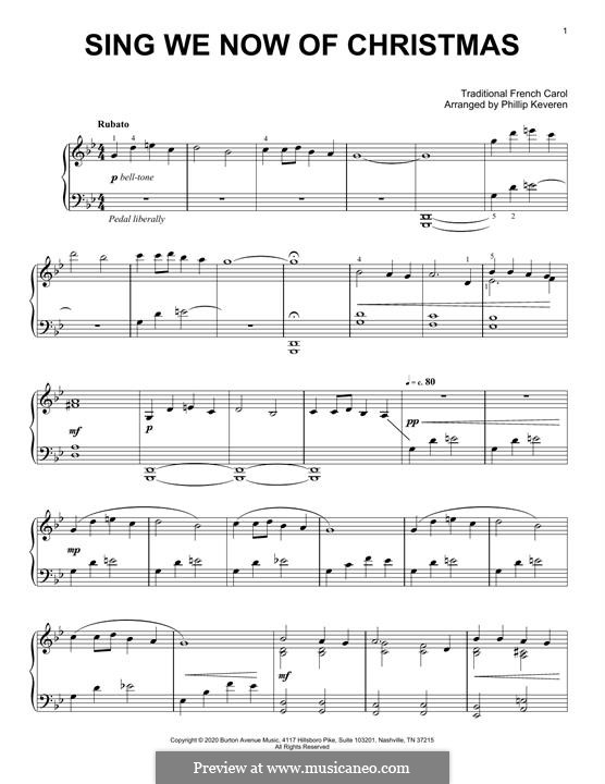 Vocal-instrumental version (Sing We Now of Christmas (from Morning Star ...