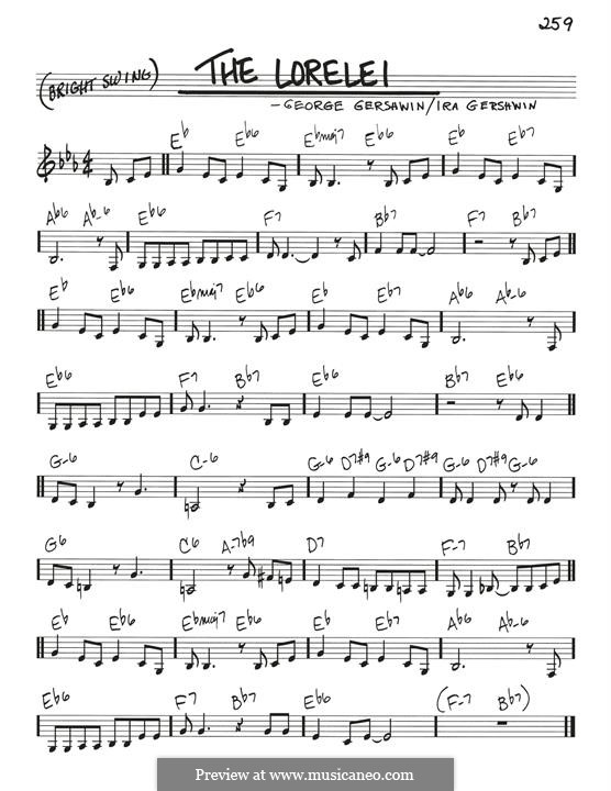 The Lorelei by G. Gershwin - sheet music on MusicaNeo