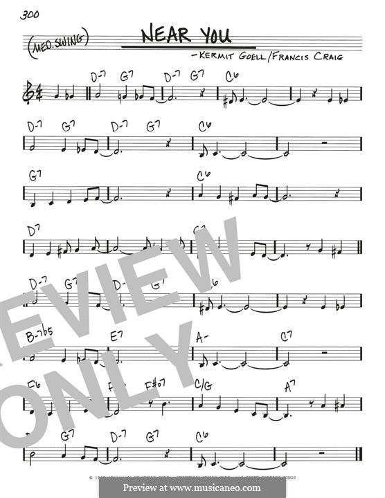 Near You by F. Craig - sheet music on MusicaNeo