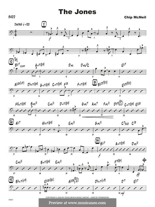 The Jones by C. McNeill - sheet music on MusicaNeo