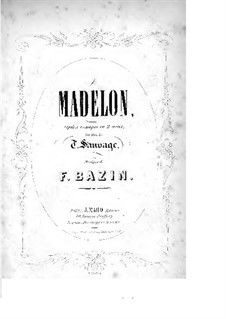 Madelon by F. Bazin - free download on MusicaNeo