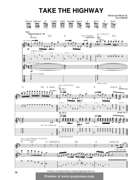 Take The Highway (Marshall Tucker Band) by T. Caldwell on MusicaNeo