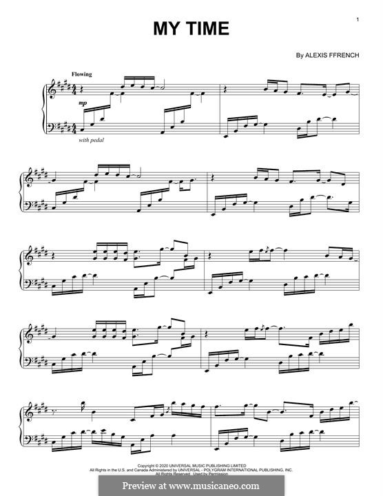 My Time by A. Ffrench - sheet music on MusicaNeo