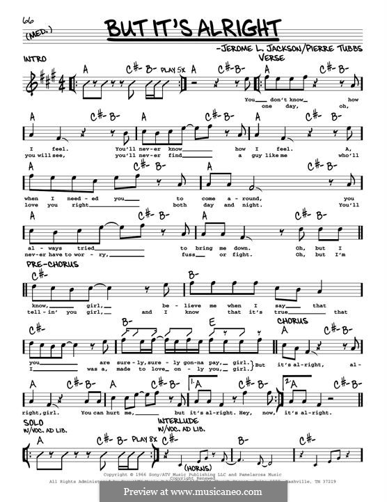 But It's Alright (Huey Lewis and The News) by J.L. Jackson, P. Tubbs on ...