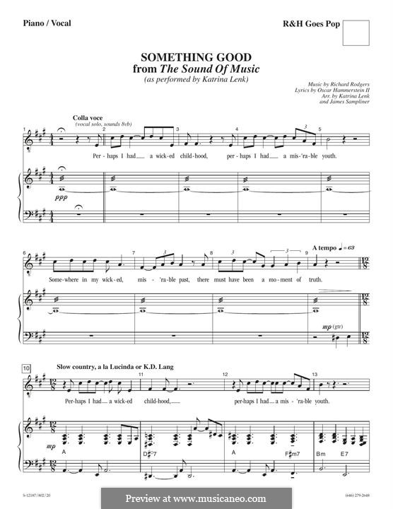 Something Good (from The Sound of Music) by R. Rodgers on MusicaNeo