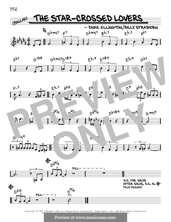 The Star-Crossed Lovers by D. Ellington - sheet music on MusicaNeo