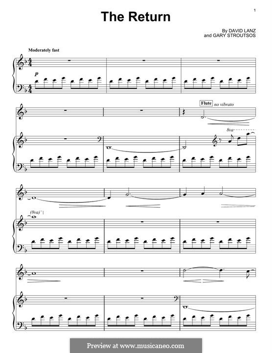The Return by D. Lanz - sheet music on MusicaNeo