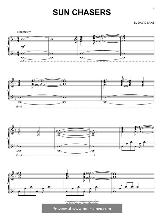 Sun Chasers by D. Lanz - sheet music on MusicaNeo