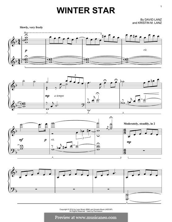 Winter Star by K. Amarie - sheet music on MusicaNeo