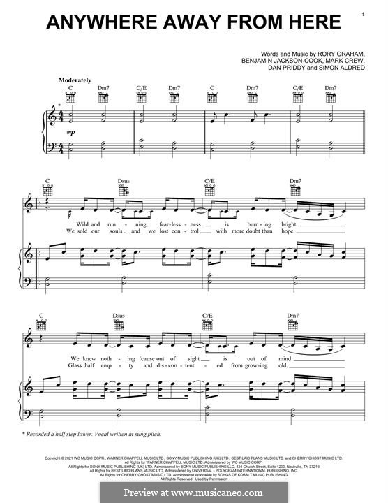 Anywhere Away From Here (Rag'n'Bone Man & P!nk) by S. Aldred on MusicaNeo