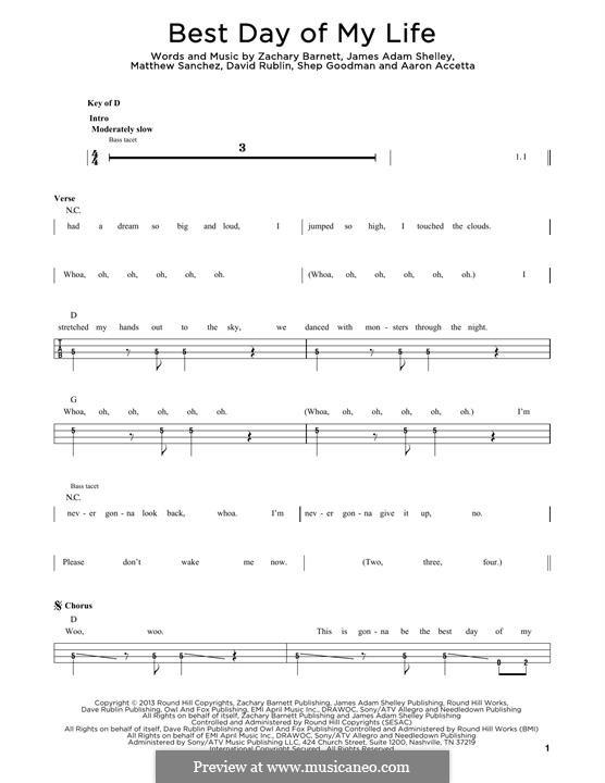 Best Day of My Life by M. Goodman, A. Accetta, D. Rublin, J. Shelley, M ...