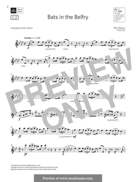 Bats in the Belfry by B. Mayerl - sheet music on MusicaNeo