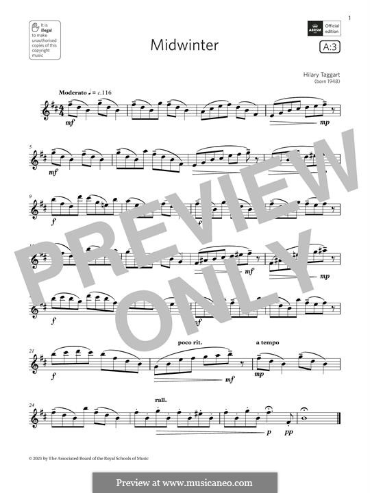 Midwinter by H. Taggart - sheet music on MusicaNeo
