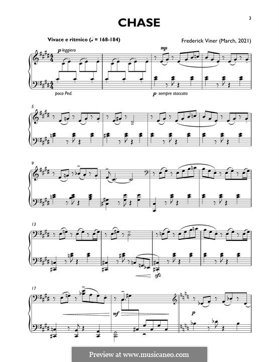 Chase by F. Viner - sheet music on MusicaNeo