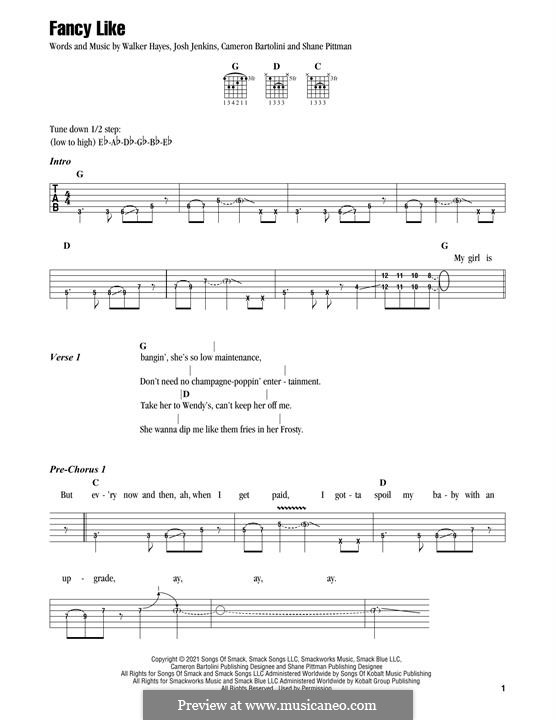 Fancy Like by W. Hayes - sheet music on MusicaNeo