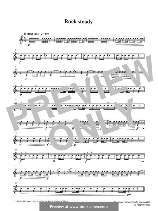 Rock Steady by I. Wright - sheet music on MusicaNeo
