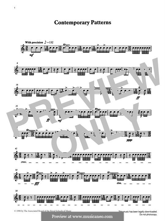 Contemporary Patterns by I. Wright - sheet music on MusicaNeo