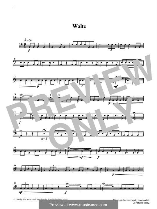 Waltz by I. Wright - sheet music on MusicaNeo