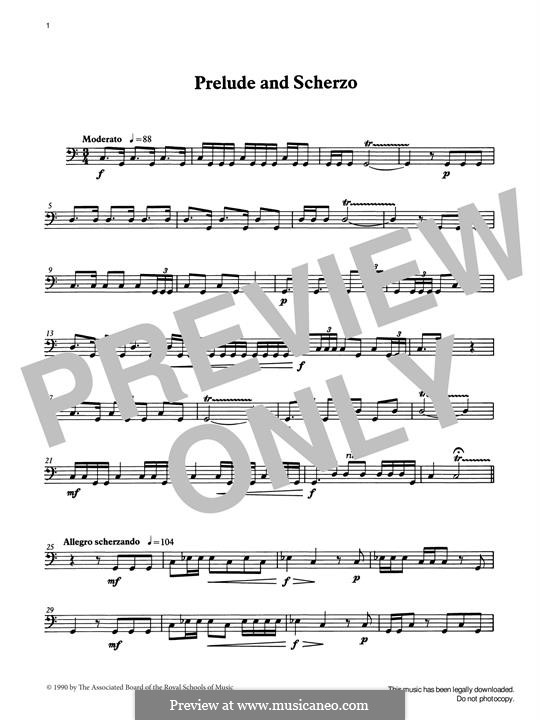 Prelude and Scherzo by I. Wright - sheet music on MusicaNeo