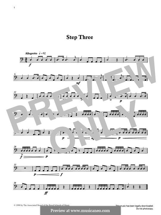 Step Three by I. Wright - sheet music on MusicaNeo