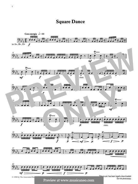 Square Dance by I. Wright - sheet music on MusicaNeo