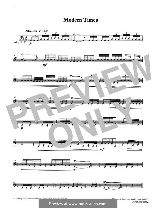 Modern Times by I. Wright - sheet music on MusicaNeo