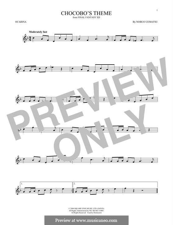 Chocobo's Theme (from Final Fantasy XII) by N. Uematsu on MusicaNeo