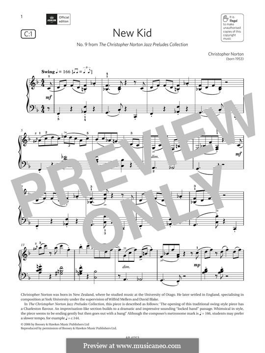 New Kid by C. Norton - sheet music on MusicaNeo
