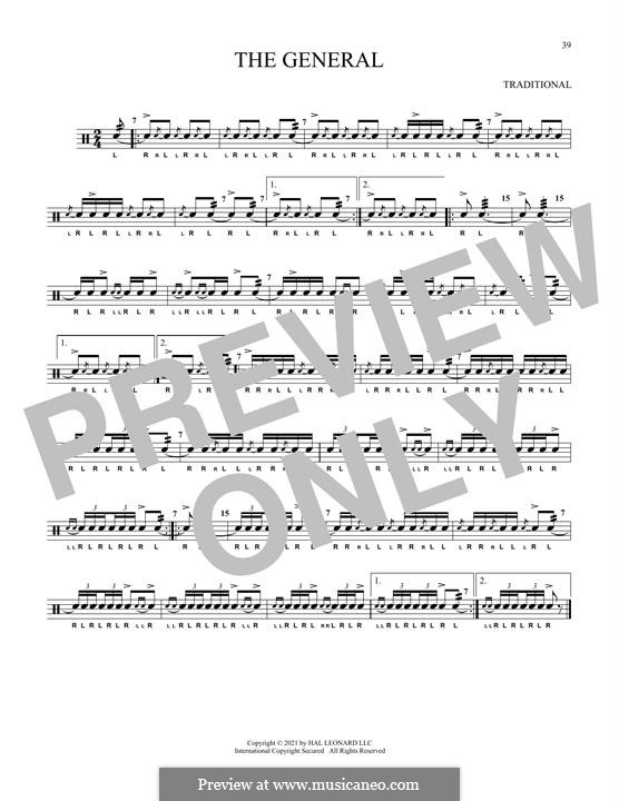 The General by folklore - sheet music on MusicaNeo