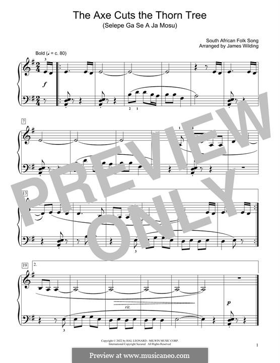 The Axe Cuts The Thorn Tree (Selepe Ga Se A Ja Mosu) by folklore on ...