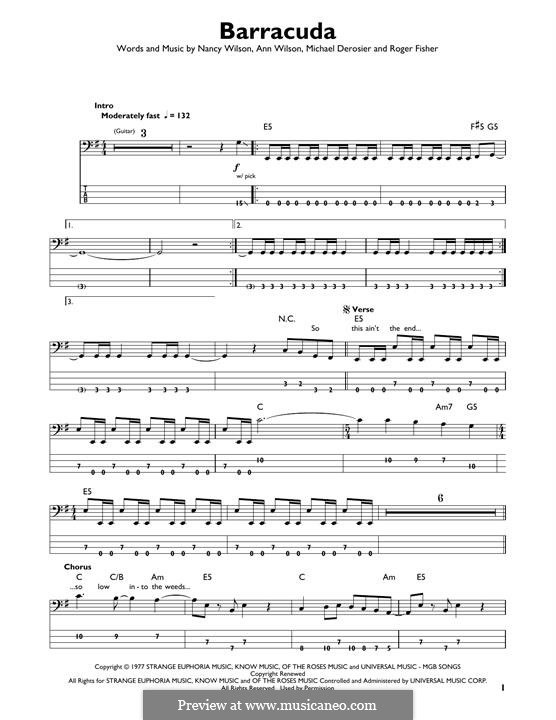 Barracuda (Heart) by A. Wilson, M. Derosier, N. Wilson, R. Fisher on ...
