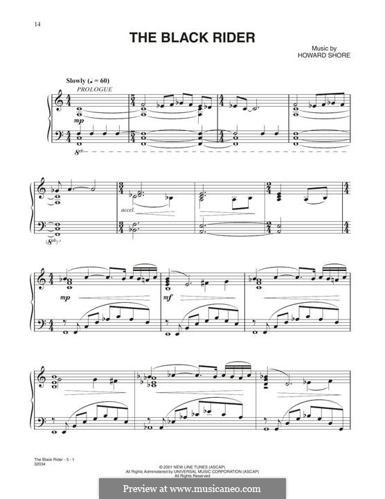 The Black Rider (from The Lord Of The Rings: The Fellowship Of The Ring ...