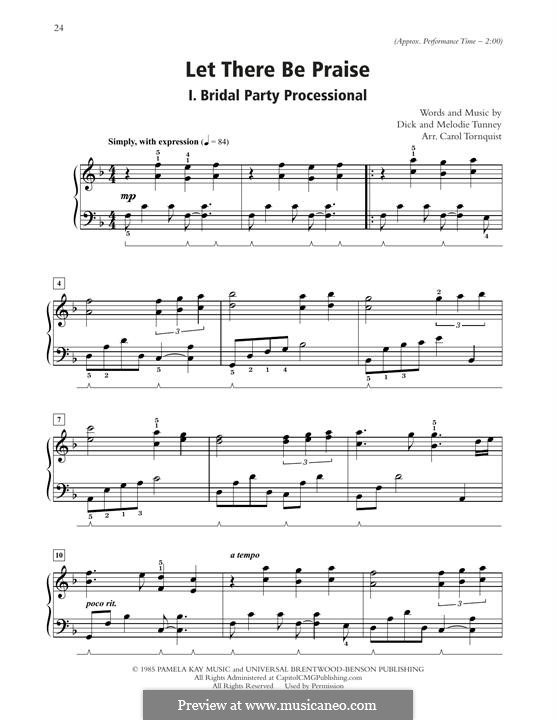 Let There Be Praise (Sandi Patty) by D. Tunney, M. Tunney on MusicaNeo