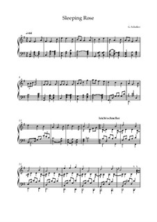 Sleeping Rose by G. Scholler - sheet music on MusicaNeo
